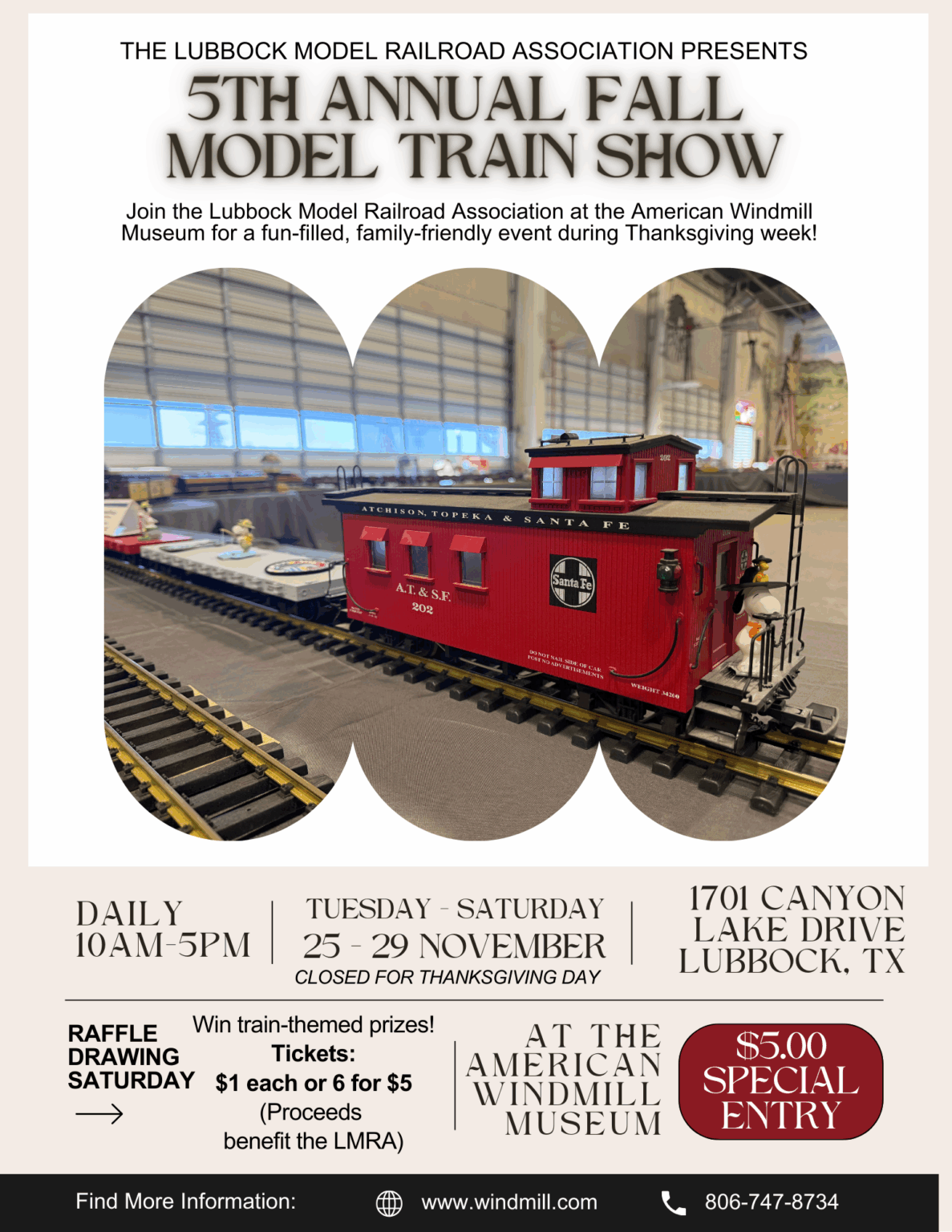 2025 Fall Model Train Show – American Windmill Museum